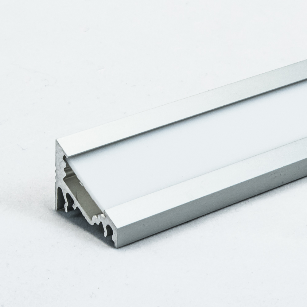 LED Aluminium Eckprofil Set CORNER 10mm (2m) eloxiert inkl. Blende ...